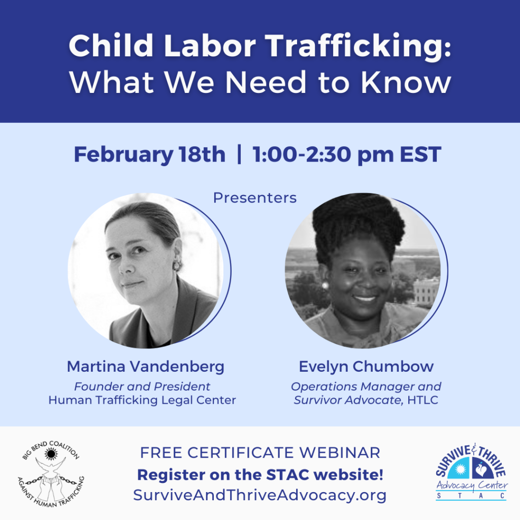 Child Labor Trafficking: What We Need to Know - Survive and Thrive