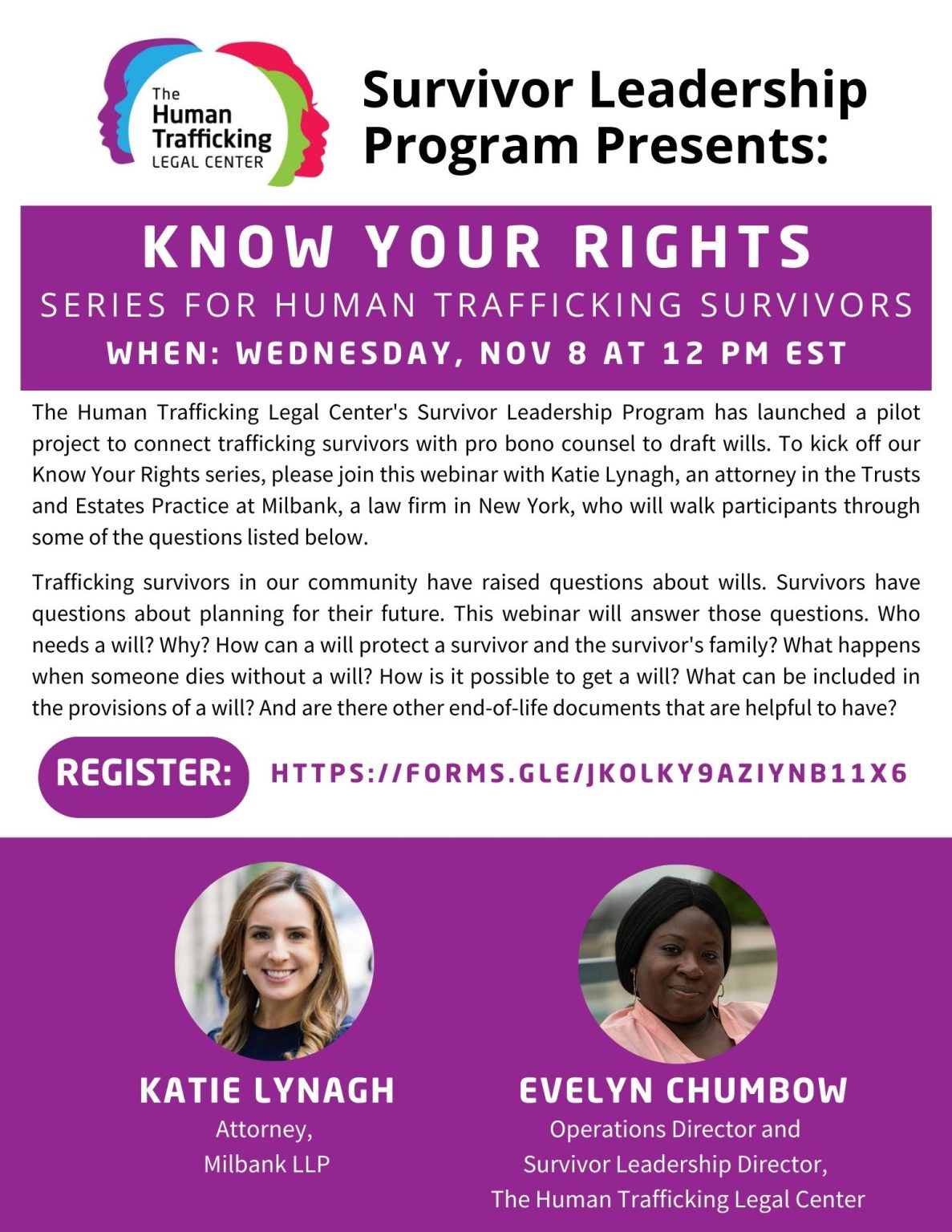 Know Your Rights Series: Wills for Trafficking Survivors - Survive and Thrive